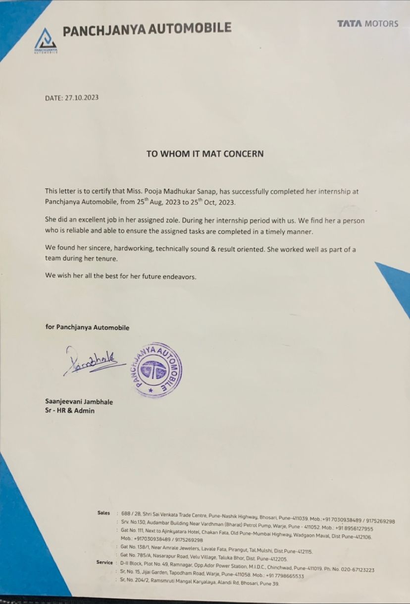 pooja sanap on LinkedIn: #tatamotors #marketing pooja sanap on LinkedIn: #tatamotors #marketing
