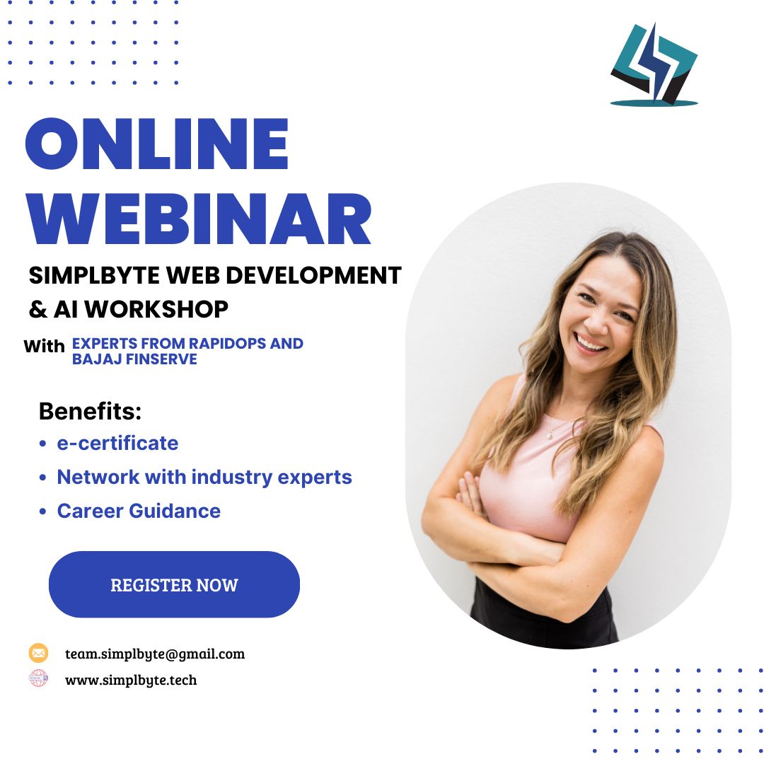 #webdevelopment #ai #technology #workshop #simplbyte #rapidops… | Simplbyte #webdevelopment #ai #technology #workshop #simplbyte #rapidops… | Simplbyte