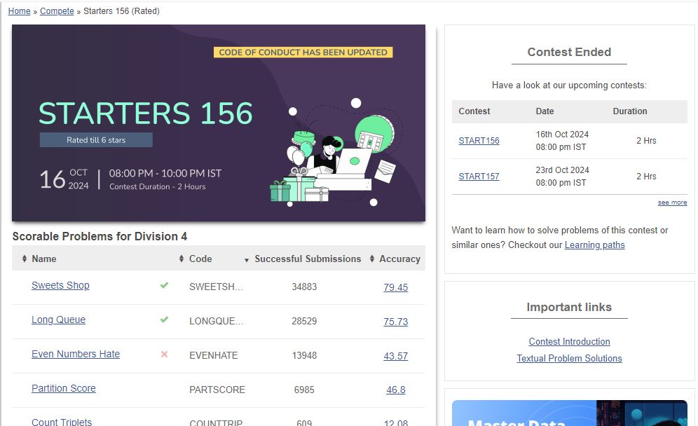 Vivek Kumar on LinkedIn: #competitiveprogramming #codechef # ... Vivek Kumar on LinkedIn: #competitiveprogramming #codechef # ...