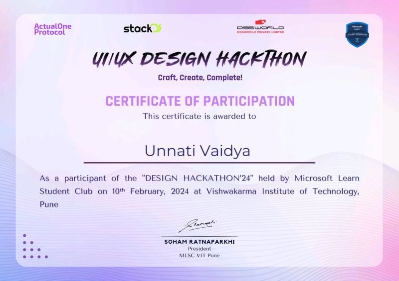 Unnati Vaidya on LinkedIn: #hackathon #designchallenge #learningexperience Unnati Vaidya on LinkedIn: #hackathon #designchallenge #learningexperience