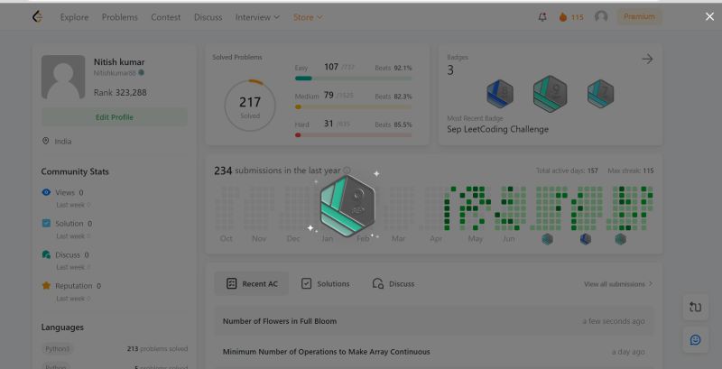Nitish Kumar on LinkedIn: #leetcode Nitish Kumar on LinkedIn: #leetcode