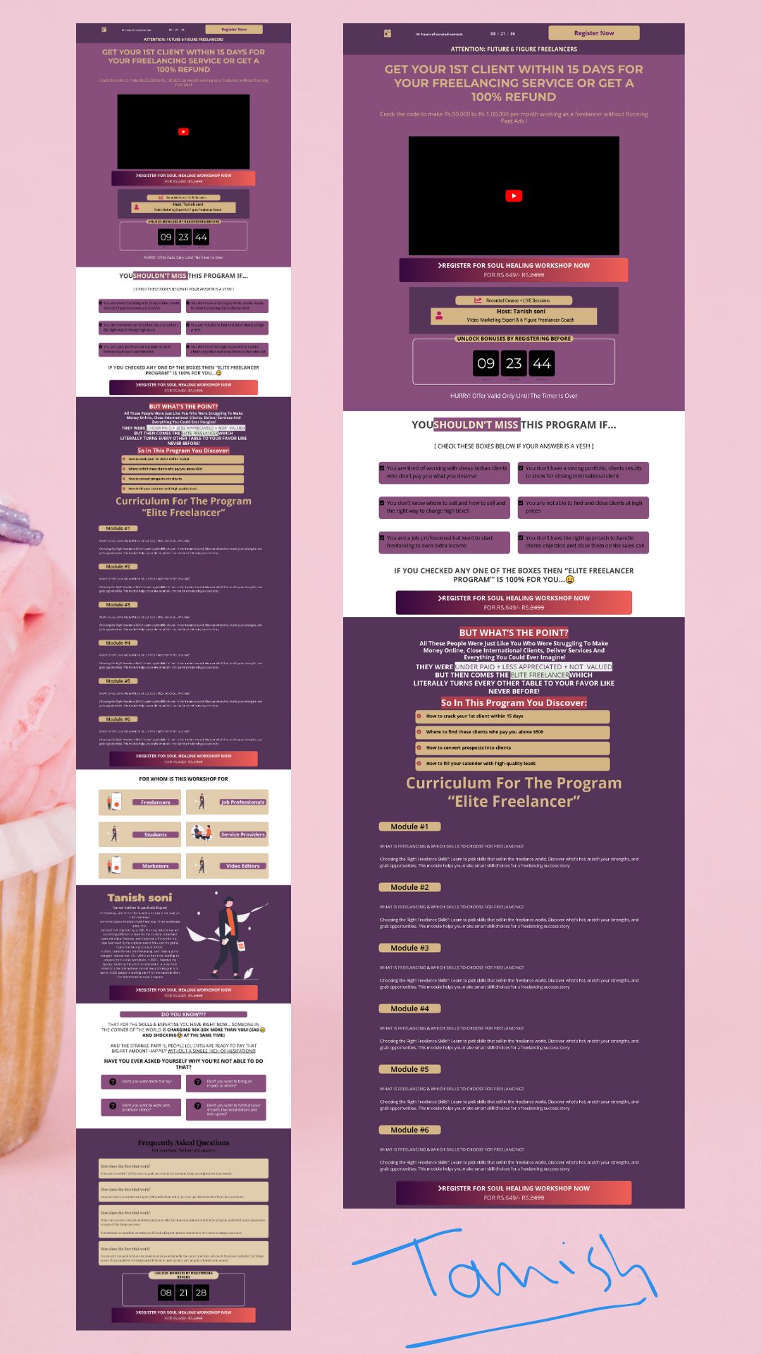 Tanish Soni on LinkedIn: Webinar Landing Page Tanish soNi funnel ... Tanish Soni on LinkedIn: Webinar Landing Page Tanish soNi funnel ...