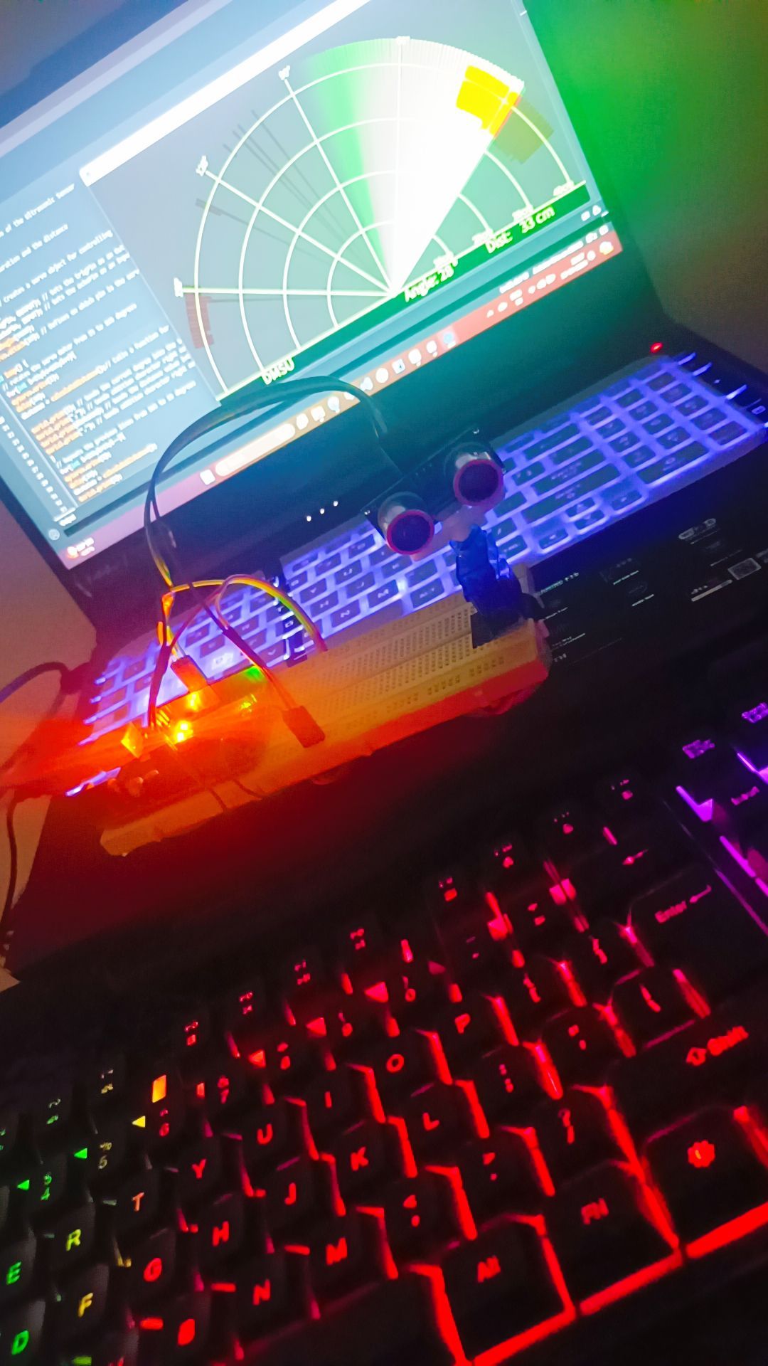 Built an ultrasonic distance measurement system using Arduino! | Vedant ... Built an ultrasonic distance measurement system using Arduino! | Vedant ...