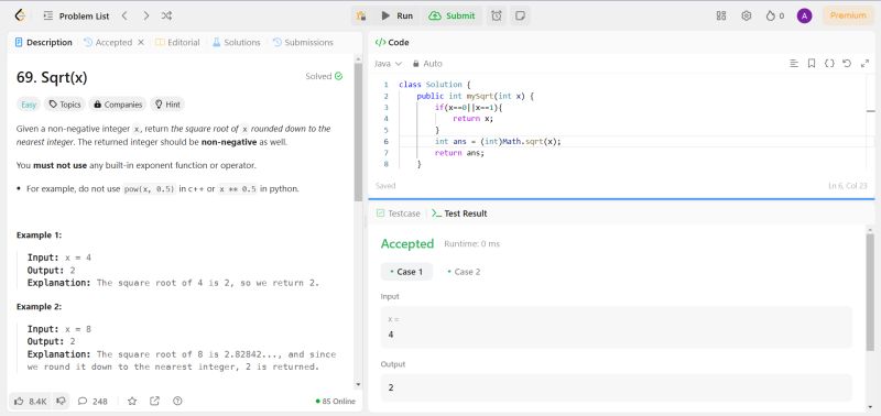 Astha Tomar on LinkedIn: Day 25 of 60DaysOfLeetCode Challenge & This is ... Astha Tomar on LinkedIn: Day 25 of 60DaysOfLeetCode Challenge & This is ...