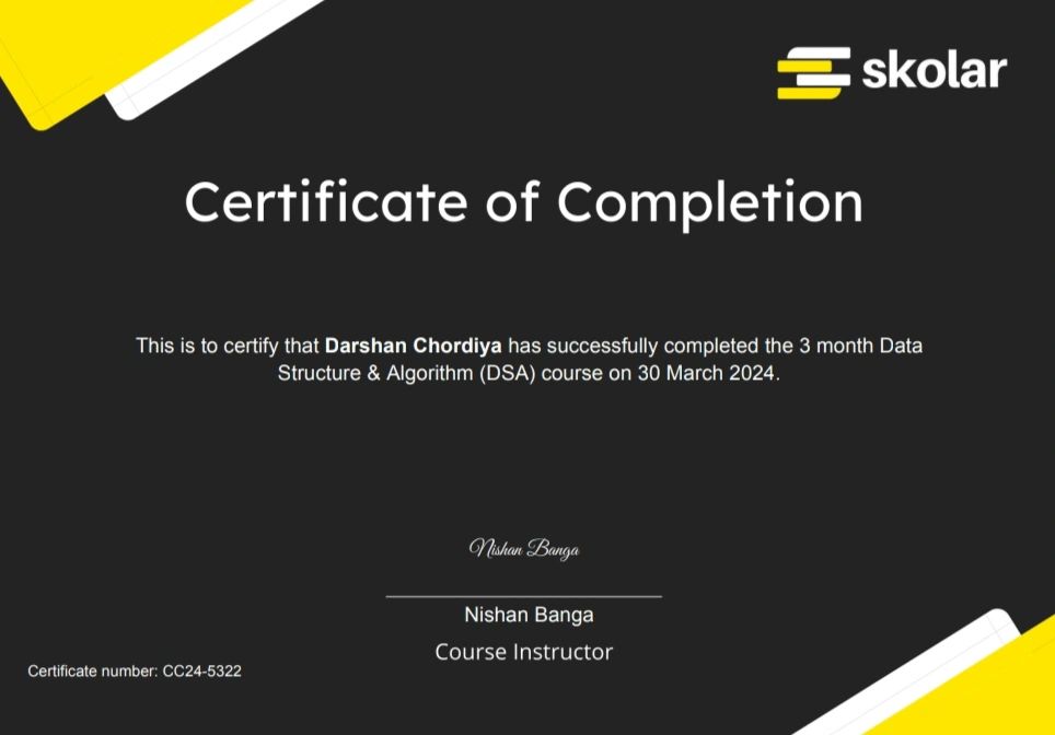#datastructures #algorithms #skolarcertified #codingjourney | Darshan ... #datastructures #algorithms #skolarcertified #codingjourney | Darshan ...