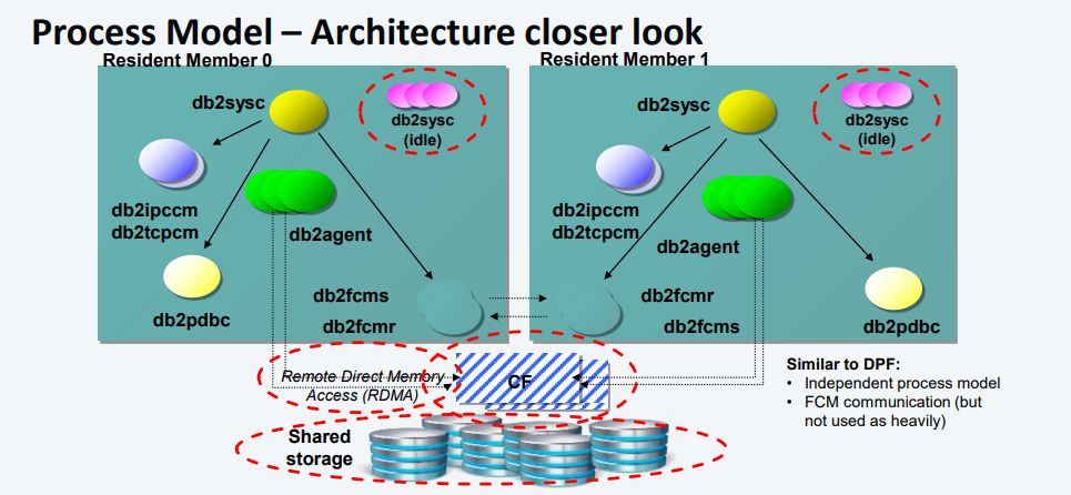 Basic two member Purescale instance architecture closer look(DB2 LUW ... Basic two member Purescale instance architecture closer look(DB2 LUW ...