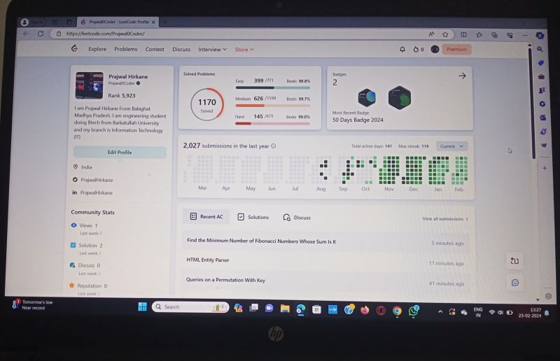 Prajwal Hirkane on LinkedIn: #365daychallenge #leetcode #dailycoding # ... Prajwal Hirkane on LinkedIn: #365daychallenge #leetcode #dailycoding # ...
