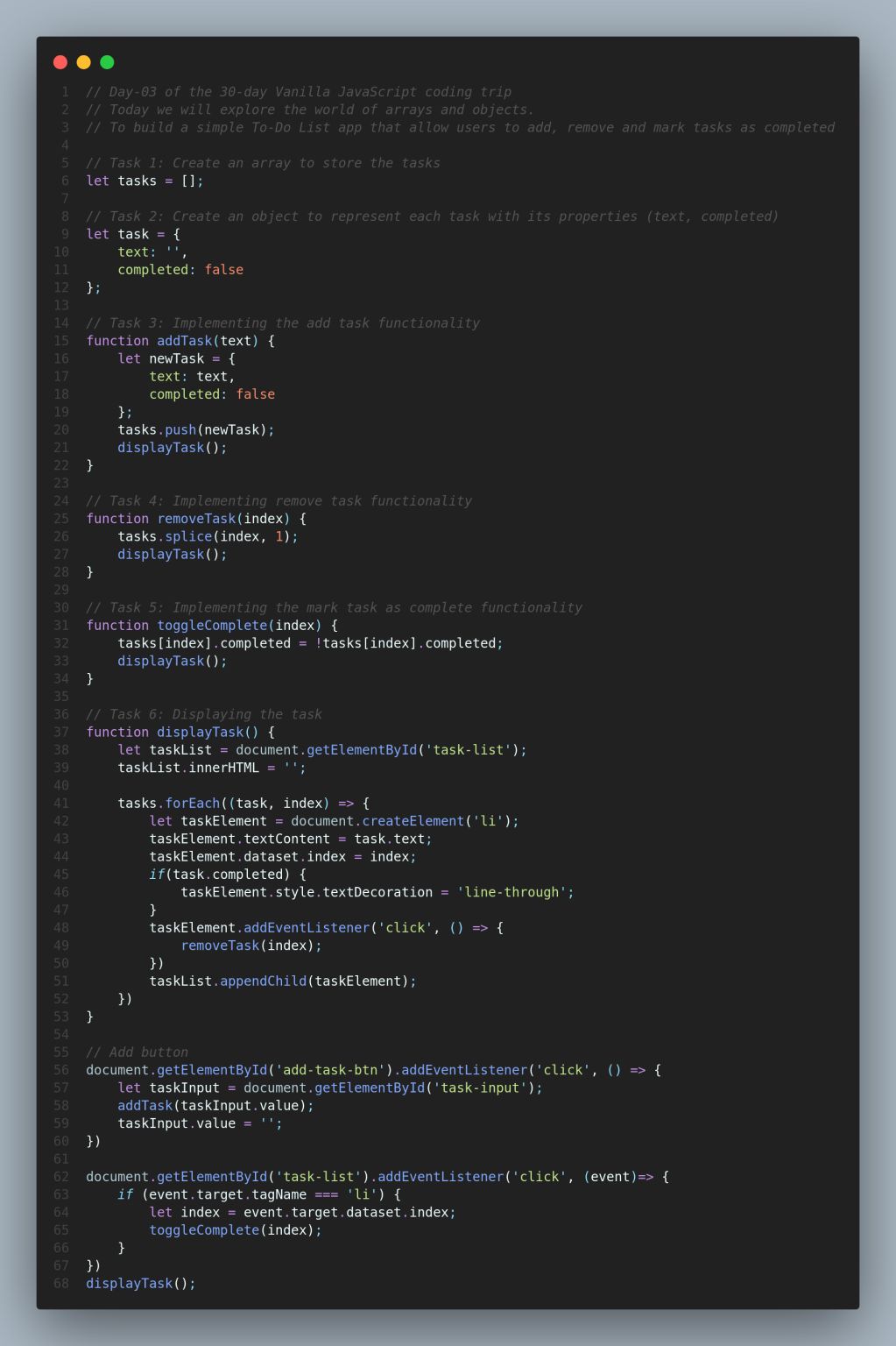Theophilus Menor on LinkedIn: #vanillajs #javascript #30daysofcode # ... Theophilus Menor on LinkedIn: #vanillajs #javascript #30daysofcode # ...