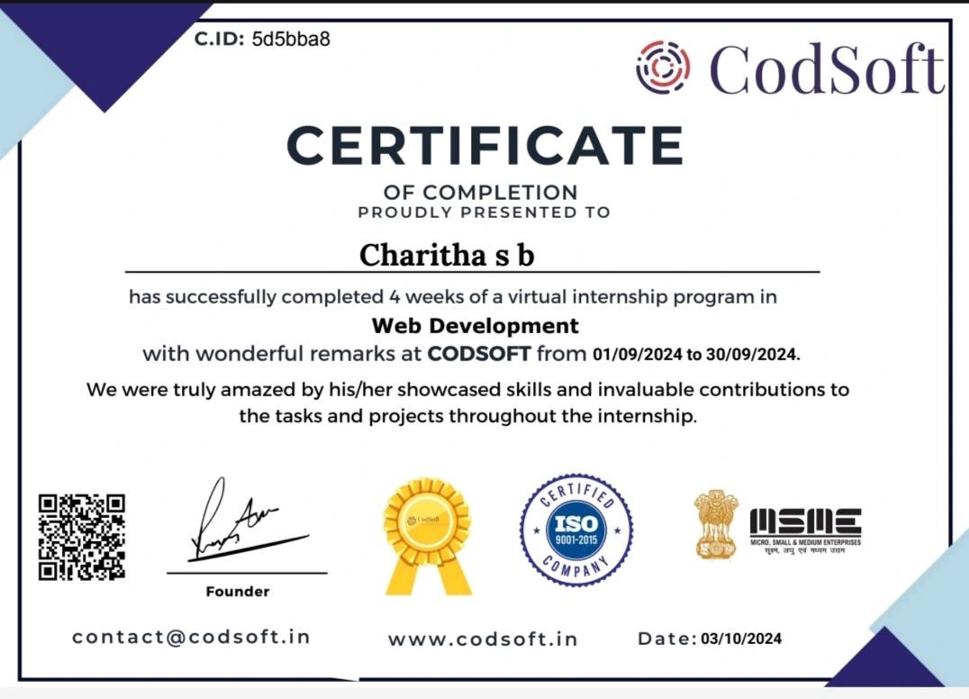 Charitha B naik on LinkedIn: #webdevelopment Charitha B naik on LinkedIn: #webdevelopment
