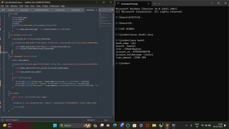 CHINNI GURU PRASAD on LinkedIn: MULTIE LEVEL INHERITANCE ....java code CHINNI GURU PRASAD on LinkedIn: MULTIE LEVEL INHERITANCE ....java code