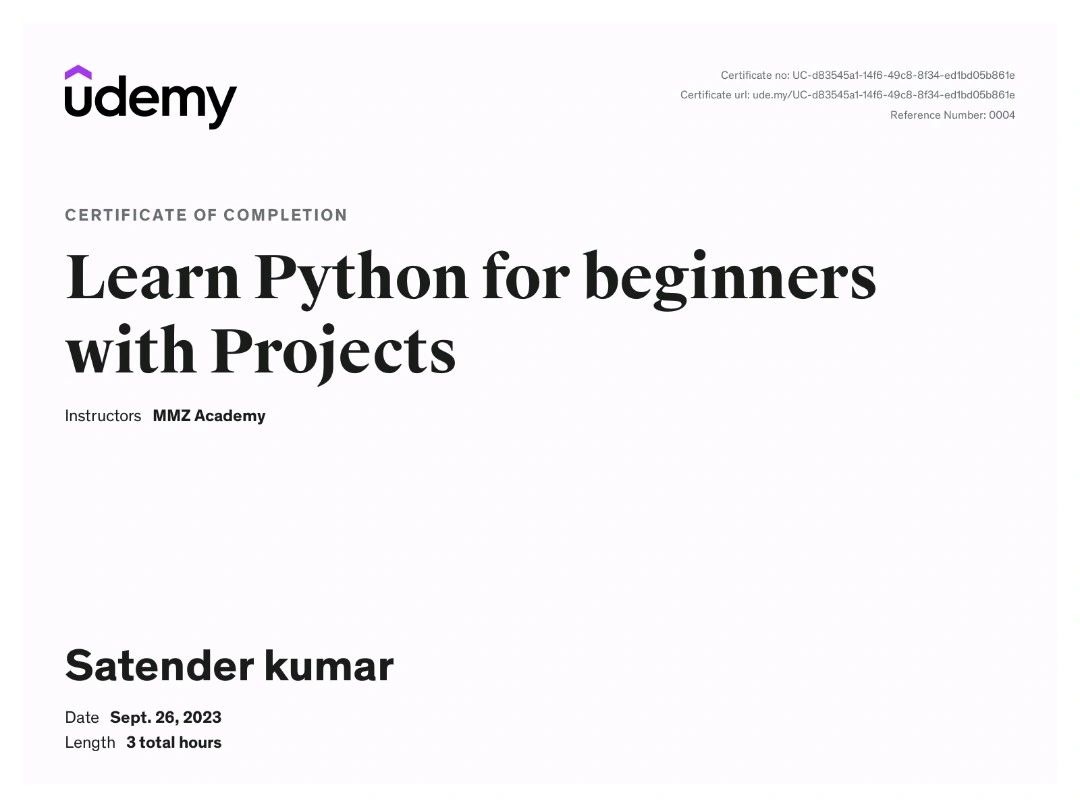 Satender Kumar on LinkedIn: #udemy #python #freahers #it #jobs # ... Satender Kumar on LinkedIn: #udemy #python #freahers #it #jobs # ...