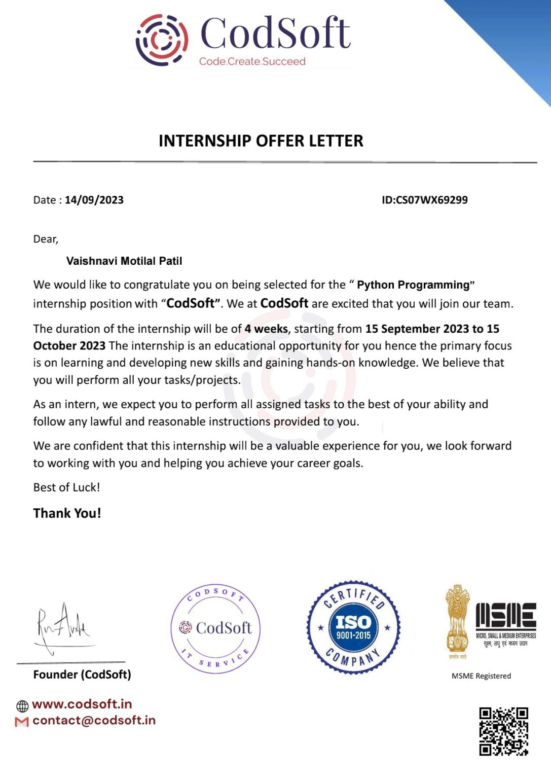 #codsoft | Vaishnavi Patil #codsoft | Vaishnavi Patil