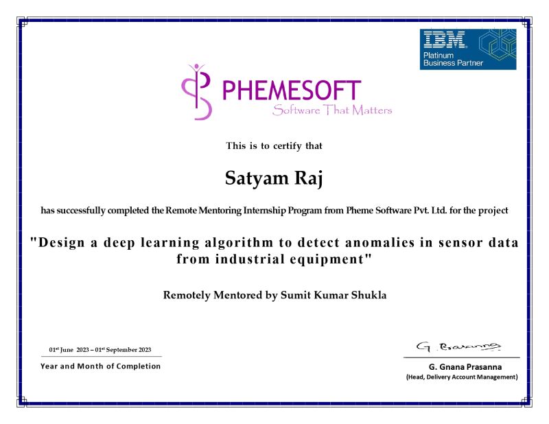 Satyam raj on LinkedIn: #ibm #ibm #project #internship #python Satyam raj on LinkedIn: #ibm #ibm #project #internship #python