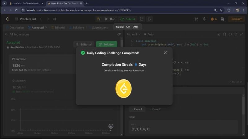 Anuj Mulhar on LinkedIn: #100daysleetcodechallenge #leetcode #coding # ... Anuj Mulhar on LinkedIn: #100daysleetcodechallenge #leetcode #coding # ...