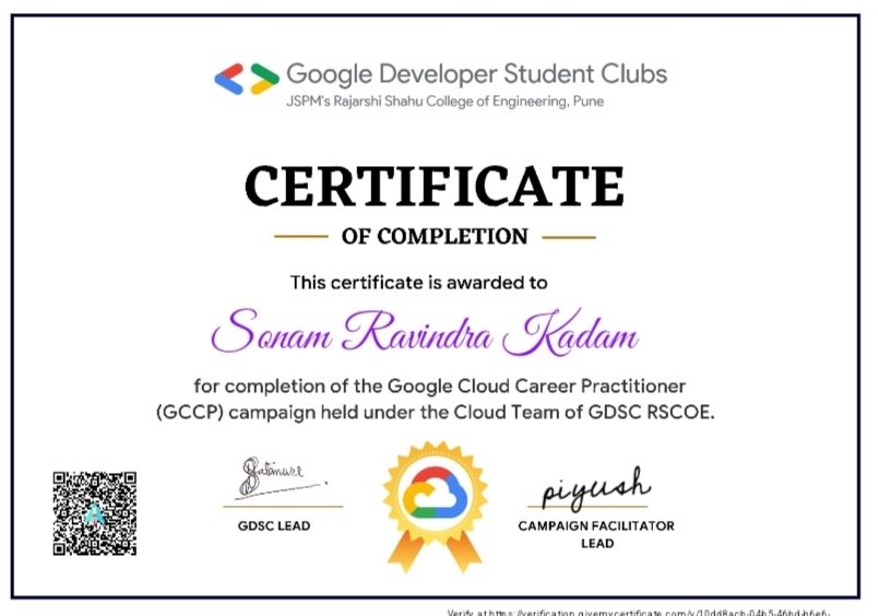 Sonam Kadam on LinkedIn: #gdsc #googlecloud #cloudcomputing #gccp | 10 ... Sonam Kadam on LinkedIn: #gdsc #googlecloud #cloudcomputing #gccp | 10 ...