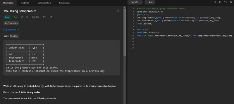 Kshitij Pathak on LinkedIn: #sql #leetcode #problemsolvingskills # ... Kshitij Pathak on LinkedIn: #sql #leetcode #problemsolvingskills # ...