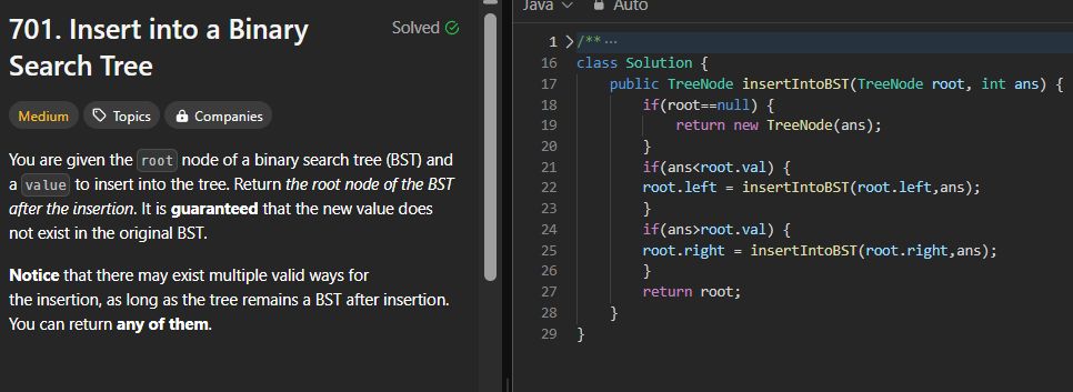 #150daysofcode #day54 #bst #binarysearchtree #dsa #java # ... #150daysofcode #day54 #bst #binarysearchtree #dsa #java # ...