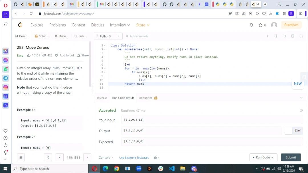 Ayesha Mehmood on LinkedIn: #python #codinginterview #algorithm # ... Ayesha Mehmood on LinkedIn: #python #codinginterview #algorithm # ...