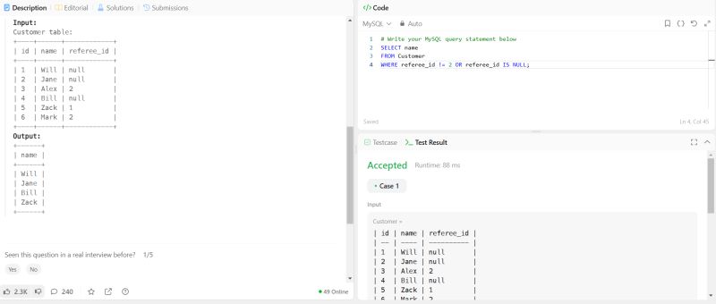 Soumen Das on LinkedIn: #sql #leetcode #datascience #problemsolving # ... Soumen Das on LinkedIn: #sql #leetcode #datascience #problemsolving # ...