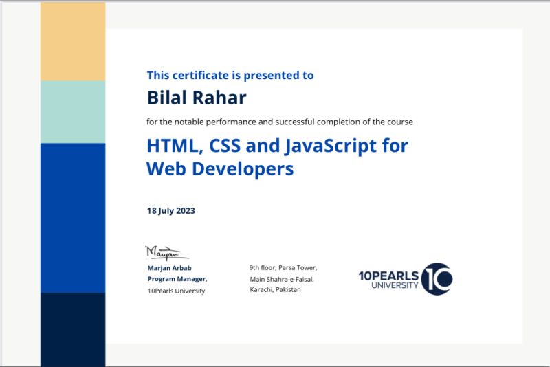 Bilal Rahar on LinkedIn: #webdeveloper #html #css #javascript # ... Bilal Rahar on LinkedIn: #webdeveloper #html #css #javascript # ...