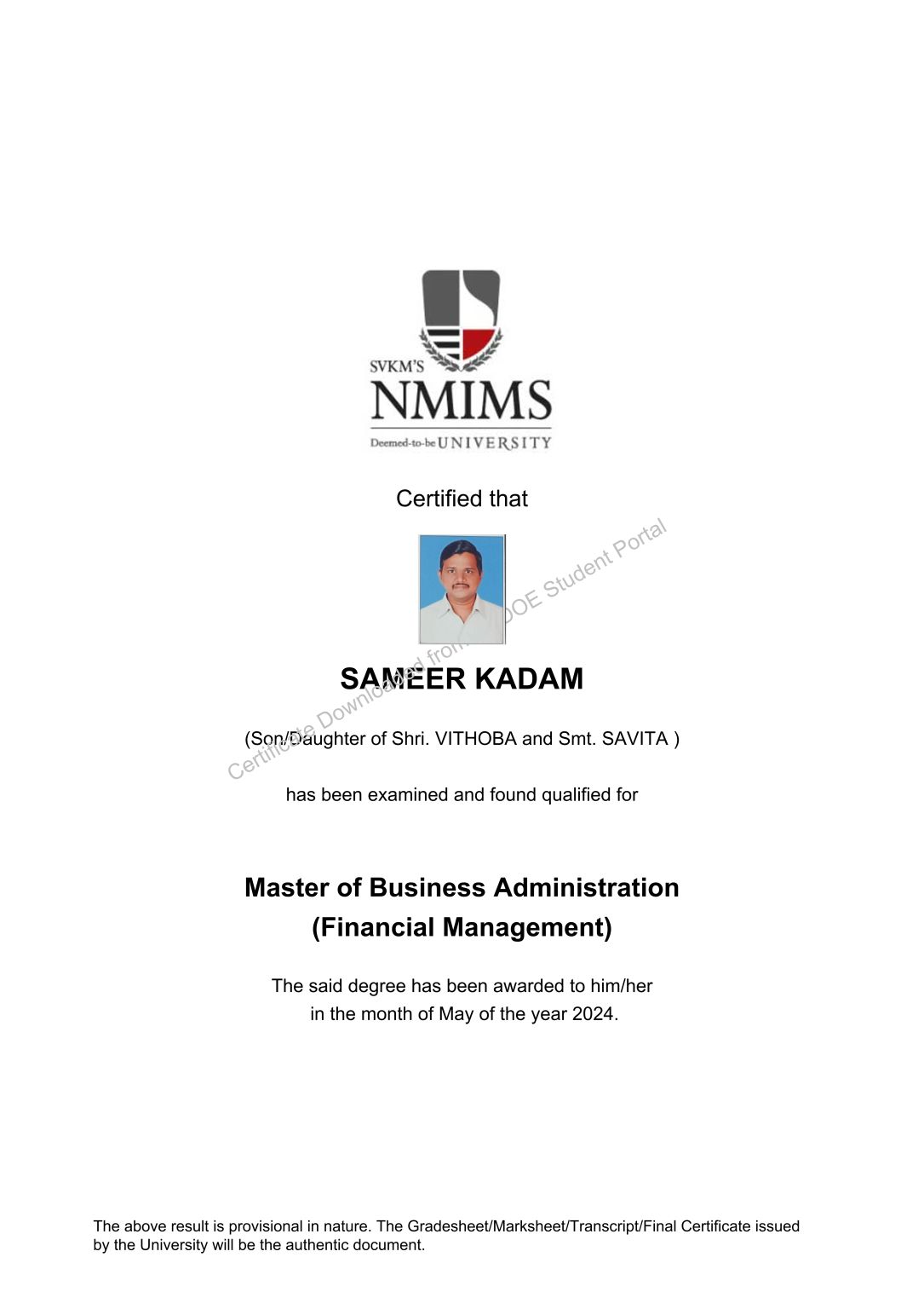 #nmimsglobal #graduated | Sameer Kadam #nmimsglobal #graduated | Sameer Kadam