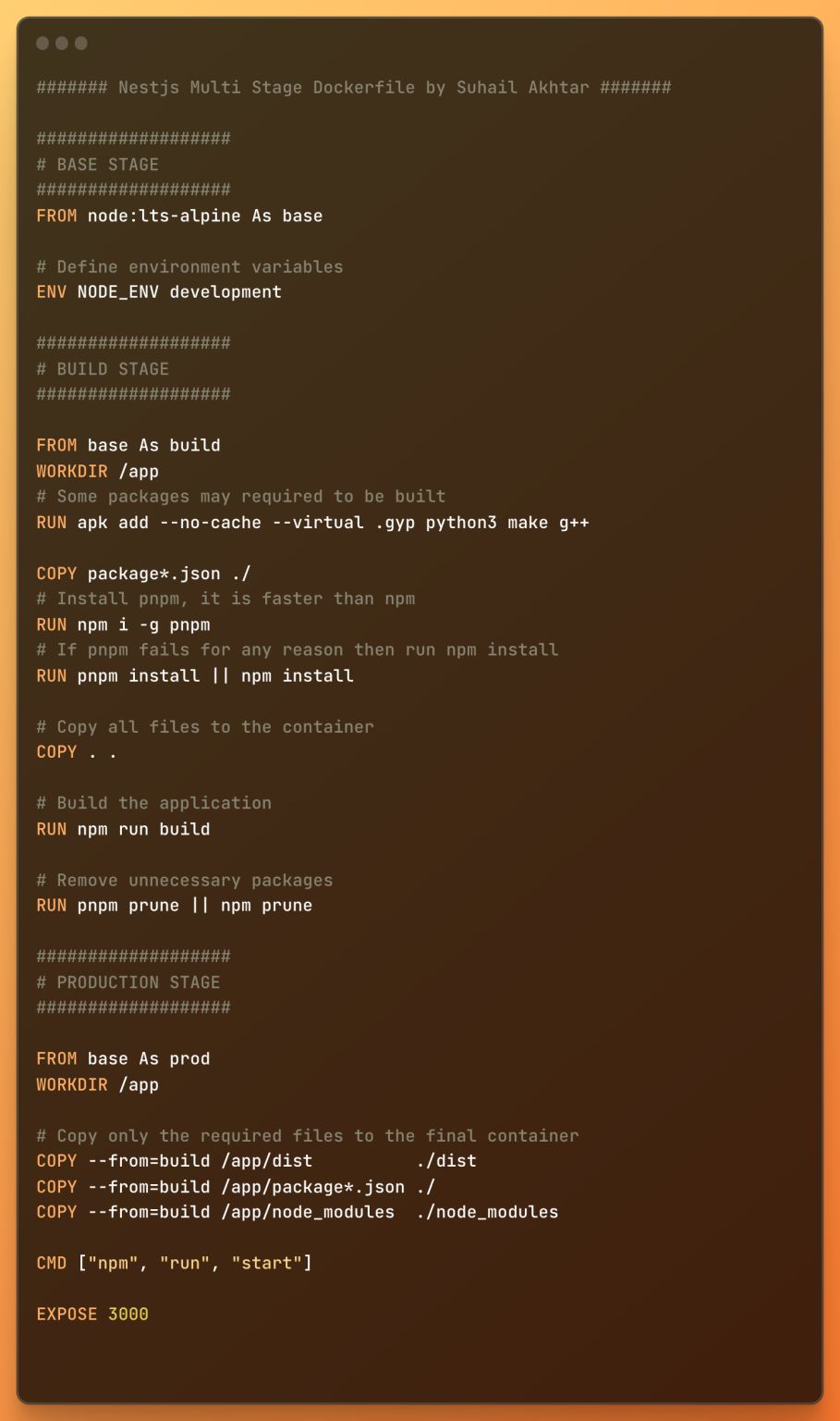 Suhail Akhtar on LinkedIn: #tutorial #javascript #docker #nestjs # ... Suhail Akhtar on LinkedIn: #tutorial #javascript #docker #nestjs # ...