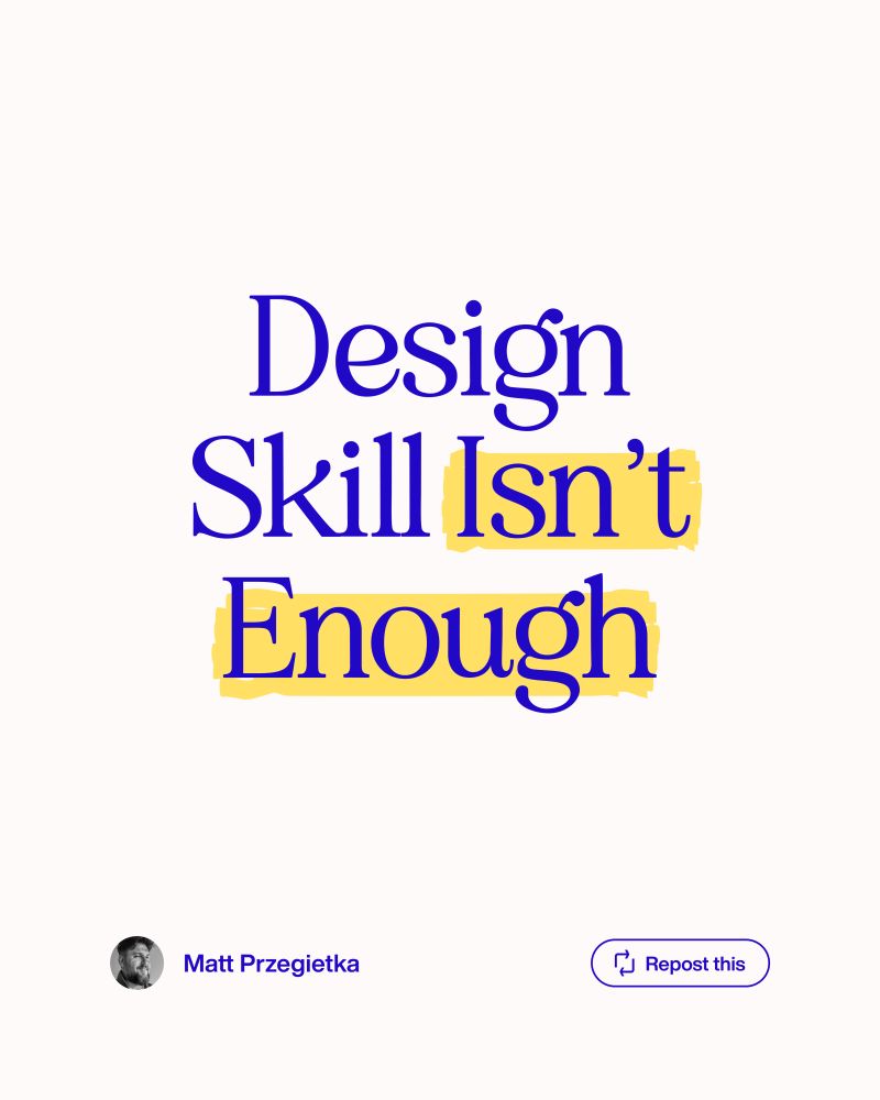 There’s a big mistake most designers make. They don’t invest time to ... There’s a big mistake most designers make. They don’t invest time to ...