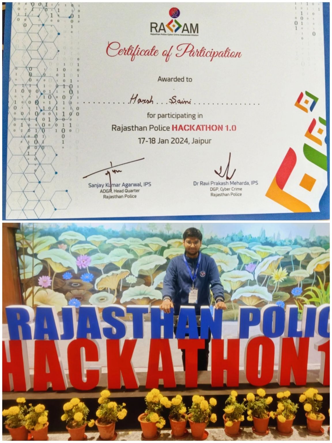 #rajasthanpolice #techenthusiast #hackathon #hackathonexperience ... #rajasthanpolice #techenthusiast #hackathon #hackathonexperience ...