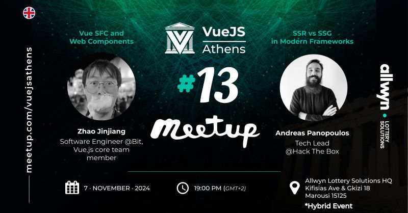 VueJS Athens on LinkedIn: #vuejs VueJS Athens on LinkedIn: #vuejs