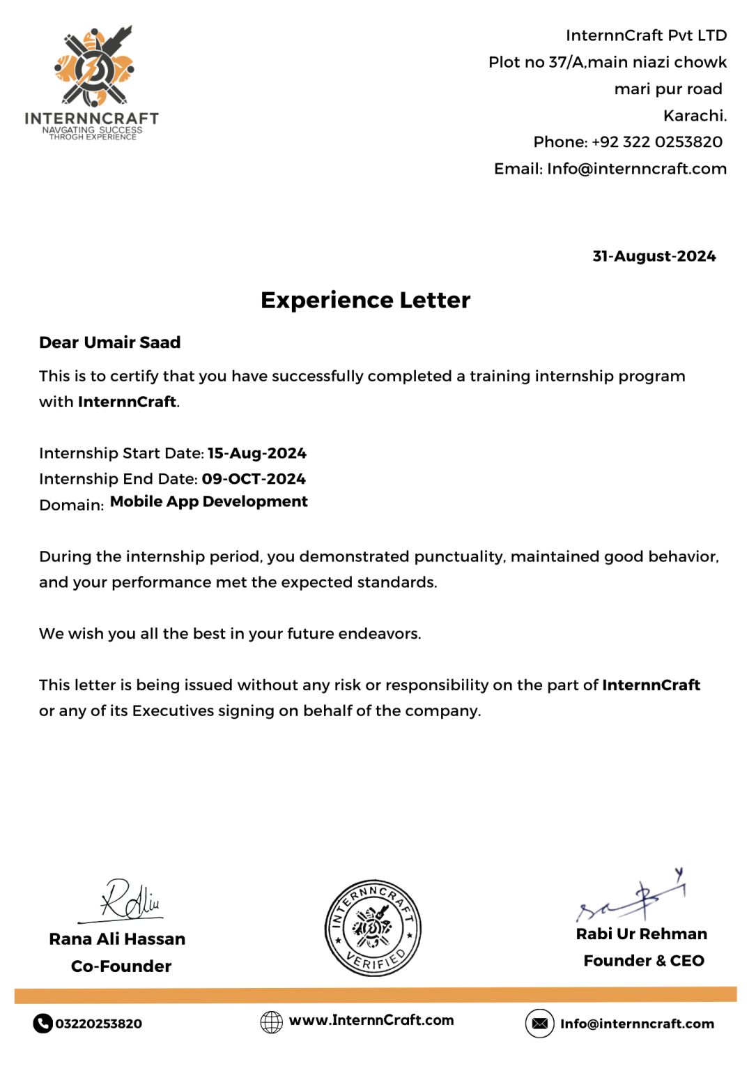 Umair Saad on LinkedIn: #internship #experience #learning #growth # ... Umair Saad on LinkedIn: #internship #experience #learning #growth # ...