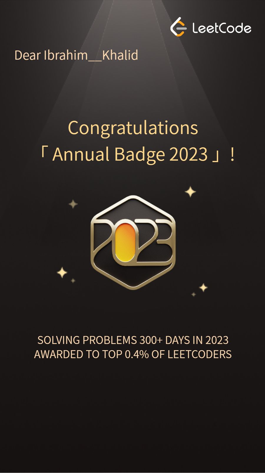 Ibrahim Khalid on LinkedIn: #leetcode #leetcodechallenge #leetcode2023 Ibrahim Khalid on LinkedIn: #leetcode #leetcodechallenge #leetcode2023