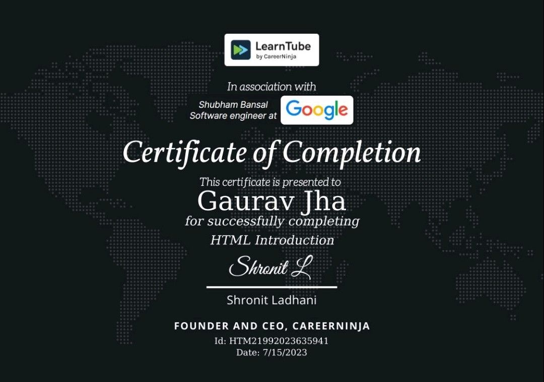 Gaurav Jha on LinkedIn: #html #learntube Gaurav Jha on LinkedIn: #html #learntube