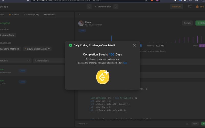 Manan Saini on LinkedIn: #leetcode #leetcodestreak #leetcode2023 # ... Manan Saini on LinkedIn: #leetcode #leetcodestreak #leetcode2023 # ...