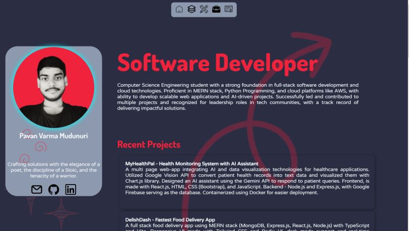 #portfolio #css #html #responsivewebsite | Pavan Varma #portfolio #css #html #responsivewebsite | Pavan Varma