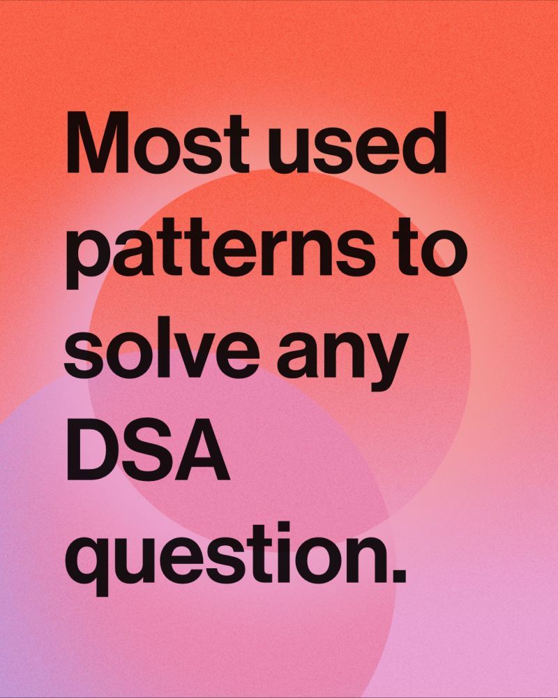 Mastering DSA with Pattern Recognition 馃殌 | Shivam Gupta Mastering DSA with Pattern Recognition 馃殌 | Shivam Gupta