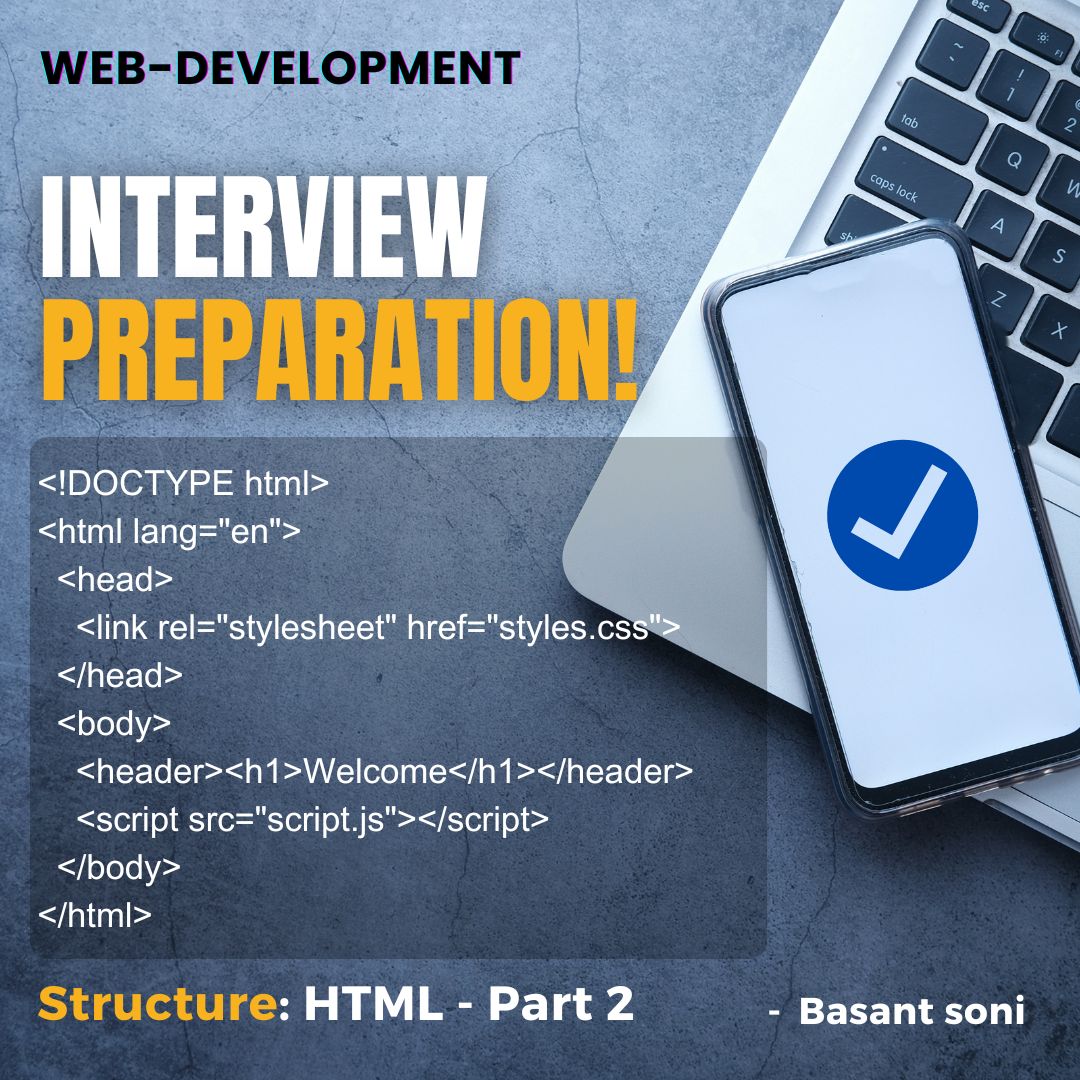Basant Soni on LinkedIn: #interview #html #webdevelopment #frontend Basant Soni on LinkedIn: #interview #html #webdevelopment #frontend