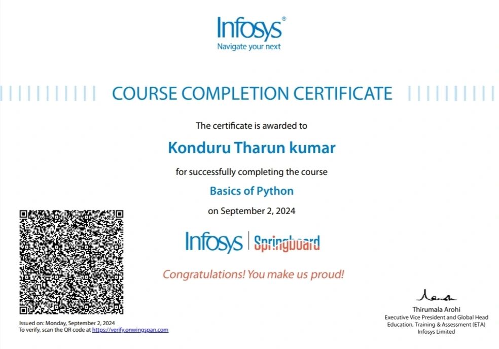 Tharun Kumar Konduru on LinkedIn: #python #programming # ... Tharun Kumar Konduru on LinkedIn: #python #programming # ...