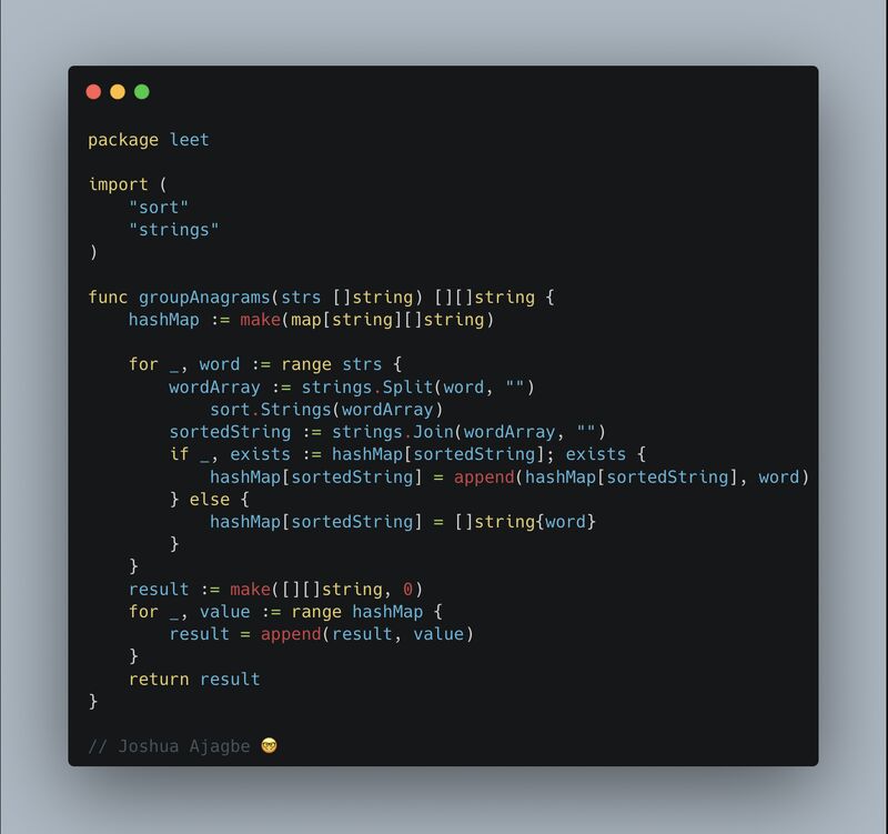 Joshua Ajagbe on LinkedIn: #go #leetcode #algorithms Joshua Ajagbe on LinkedIn: #go #leetcode #algorithms