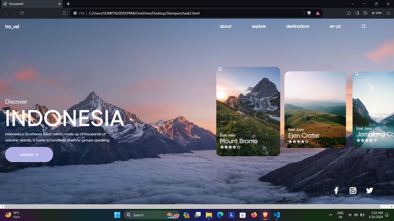 Created a travel agency landing page by Sarthak Bhaiyaa | Sumeet ... Created a travel agency landing page by Sarthak Bhaiyaa | Sumeet ...