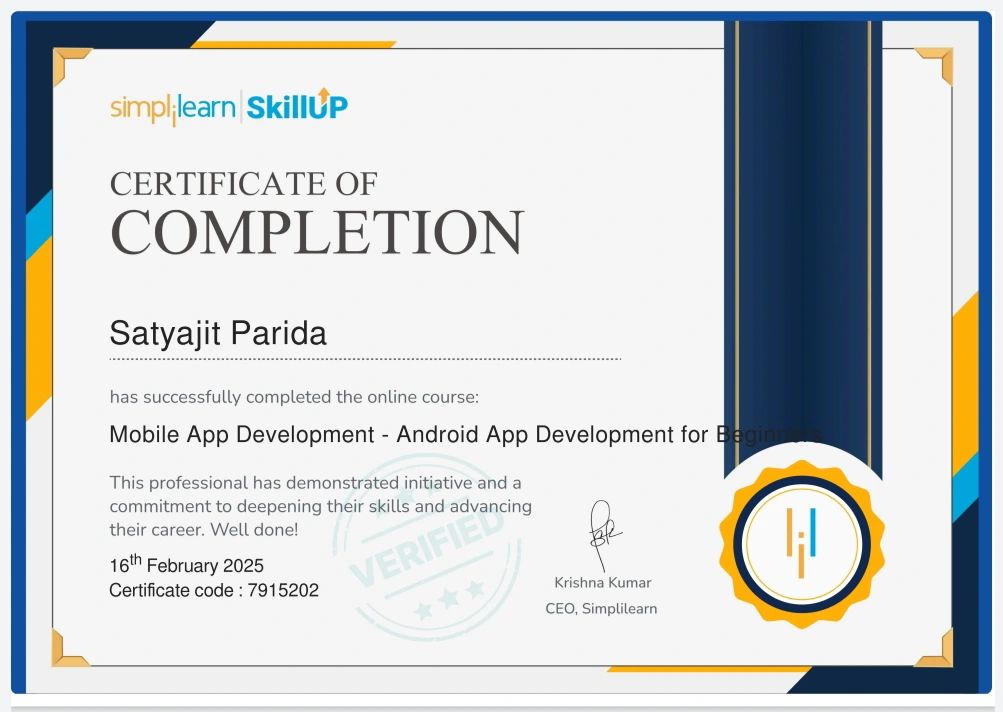 #androiddevelopment #kotlin #java #simplilearn | Satyajit Parida #androiddevelopment #kotlin #java #simplilearn | Satyajit Parida