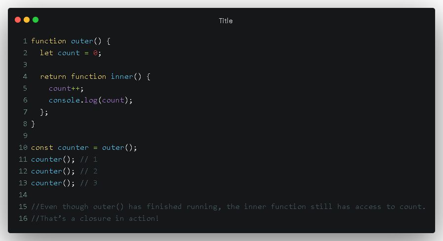 #javascript #closures #frontenddev #webdevelopment #100daysofcode ... #javascript #closures #frontenddev #webdevelopment #100daysofcode ...