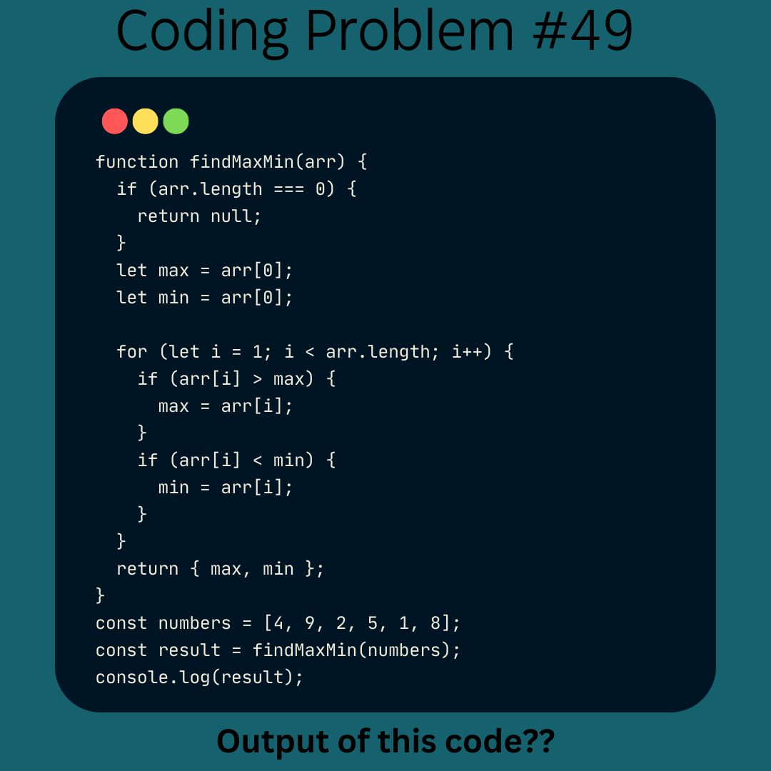 Shubham Singh on LinkedIn: #codingchallenge #javascript # ... Shubham Singh on LinkedIn: #codingchallenge #javascript # ...