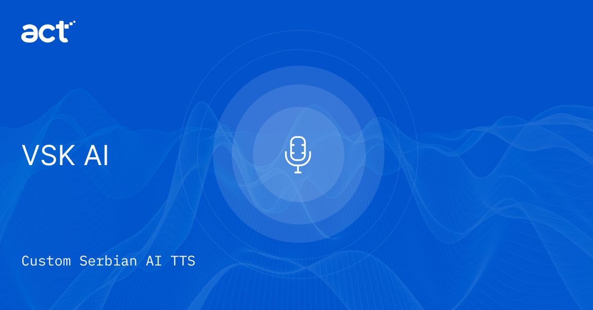 Act Digital Serbia on LinkedIn: #ai #tts #actdigitalserbia Act Digital Serbia on LinkedIn: #ai #tts #actdigitalserbia
