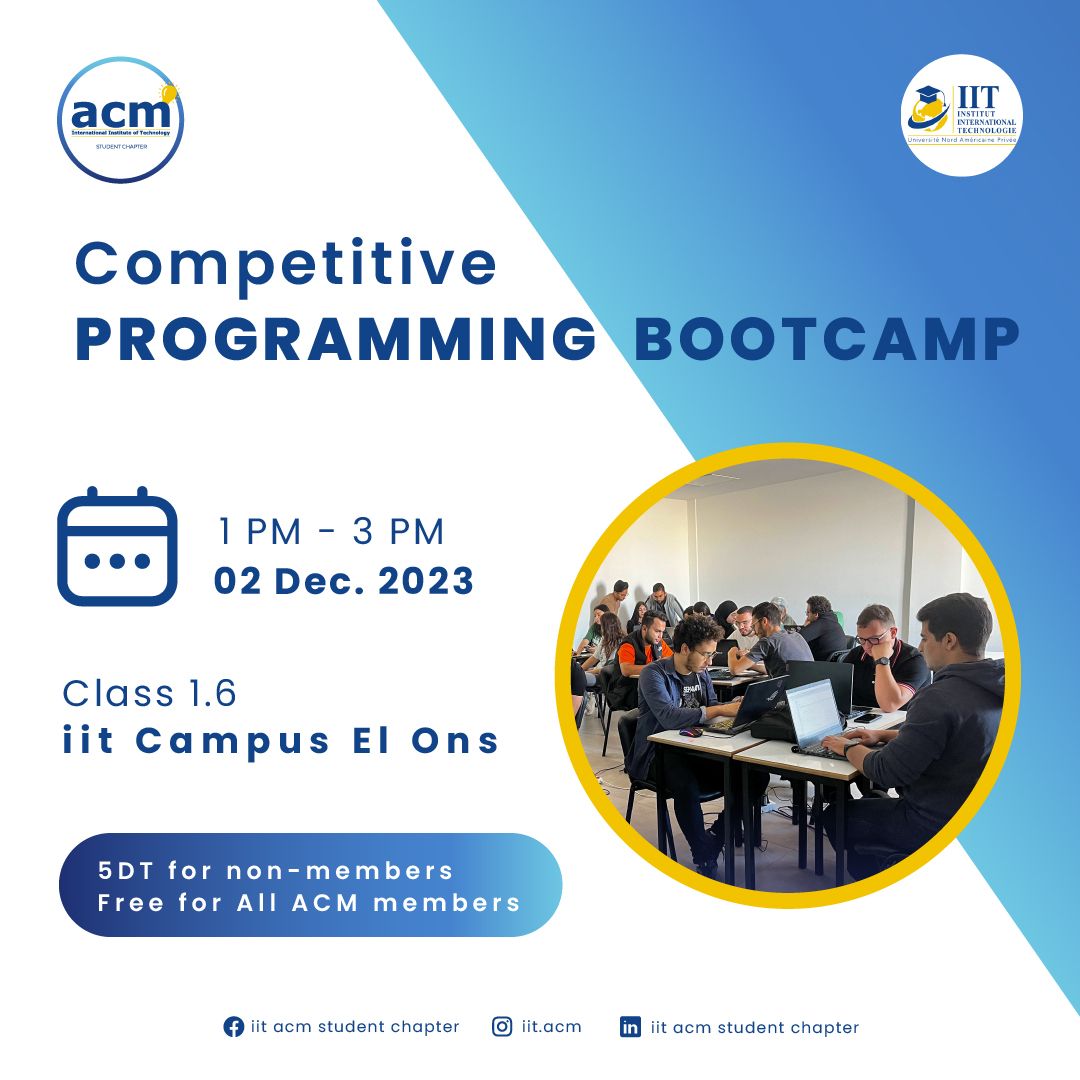 IIT ACM Student Chapter on LinkedIn: #iit #acm #competitiveprogramming ... IIT ACM Student Chapter on LinkedIn: #iit #acm #competitiveprogramming ...