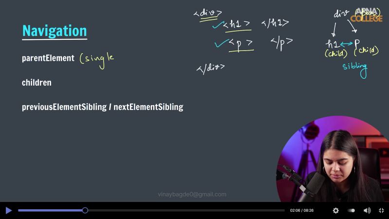 #javascript #apnacollege #webdevelopment #dommanipulation | Vinay Bagde #javascript #apnacollege #webdevelopment #dommanipulation | Vinay Bagde