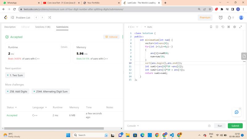 SUSHMA K on LinkedIn: #day94 #100daysofcodechallenge #leetcode ... SUSHMA K on LinkedIn: #day94 #100daysofcodechallenge #leetcode ...