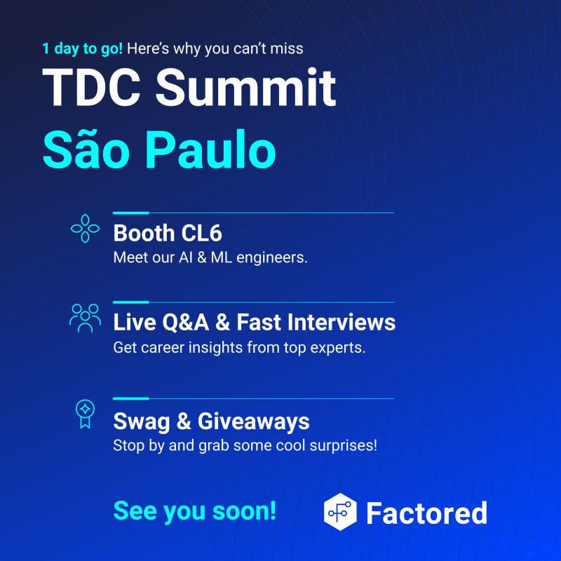 #tdcsummit #factoredai #aiinnovation #datascience #machinelearning # ... #tdcsummit #factoredai #aiinnovation #datascience #machinelearning # ...