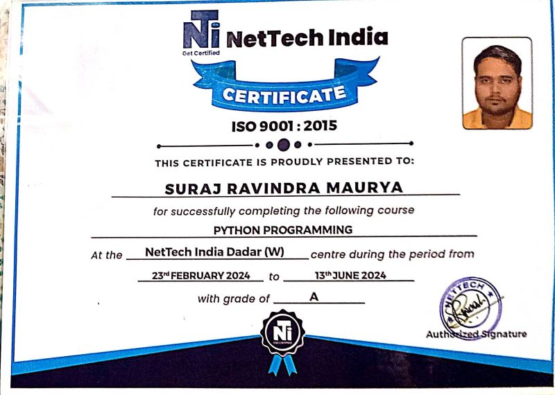 Suraj M. on LinkedIn: #python #programming #nettechindia #learning # ... Suraj M. on LinkedIn: #python #programming #nettechindia #learning # ...