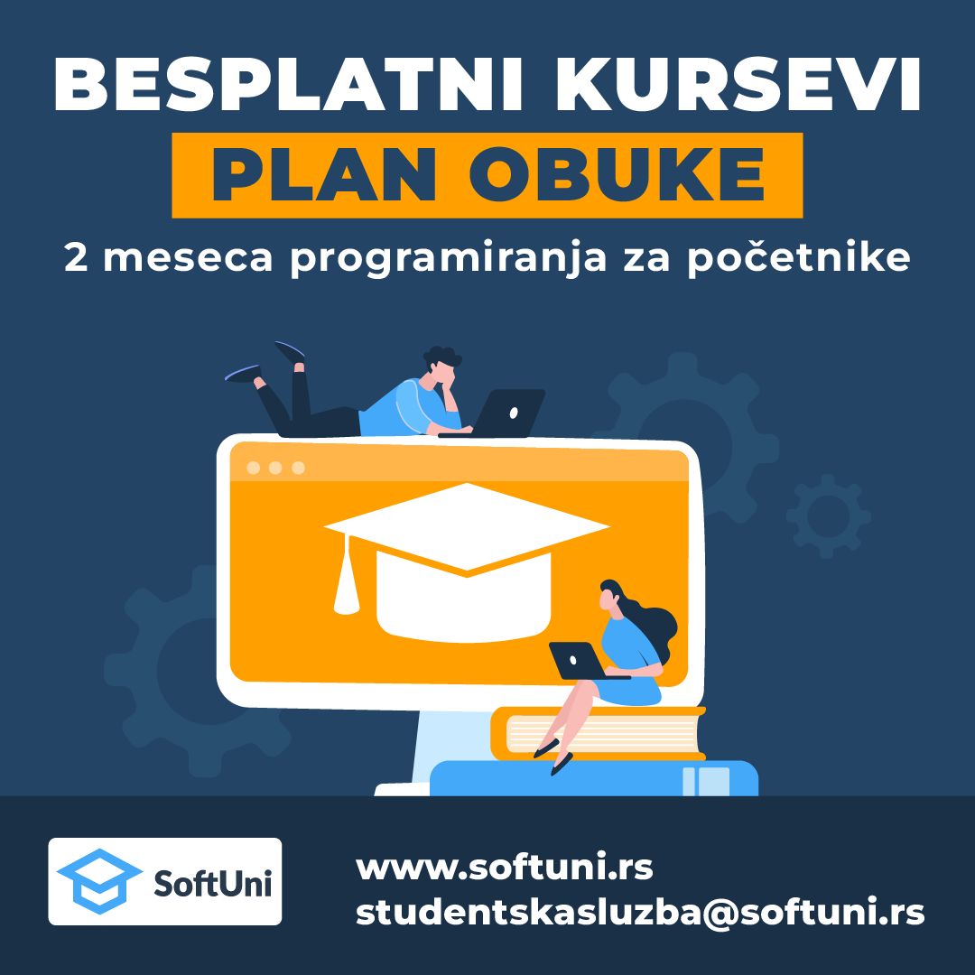 SoftUni Srbija on LinkedIn: #softuni #obuka #edukacija #programiranje SoftUni Srbija on LinkedIn: #softuni #obuka #edukacija #programiranje