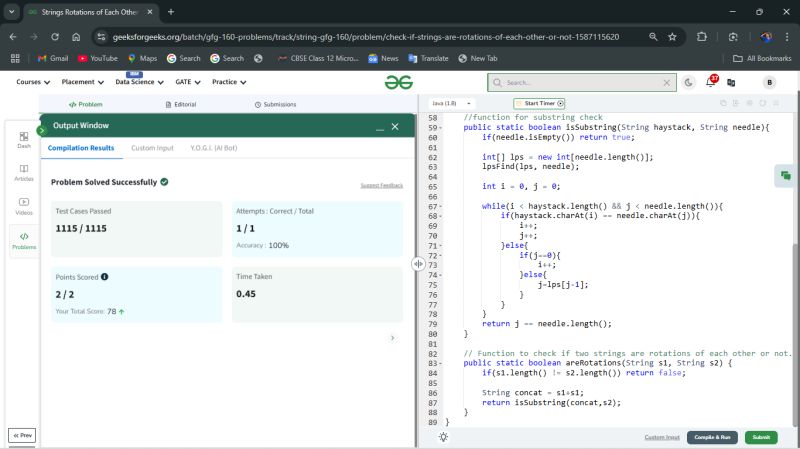 #gfg160 #100daysofcode #java #codingchallenge #dsa #kmpalgorithm ... #gfg160 #100daysofcode #java #codingchallenge #dsa #kmpalgorithm ...